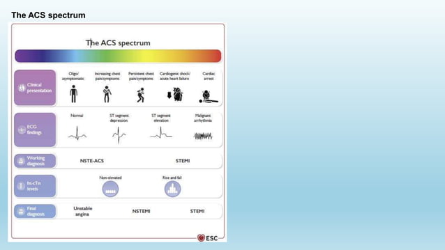 2023 ESC Guidelines, ACS - Copy.pptx | Heart and Cardiovascular ...