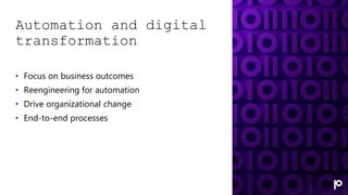 Leveraging Automation to Drive Digital Transformation Success | PPT