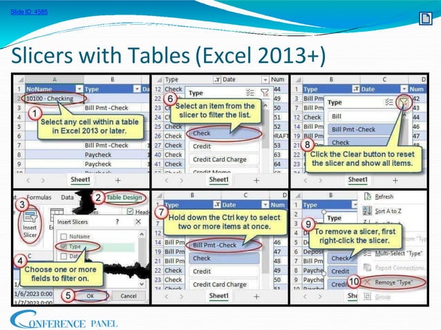 2023 Advanced Formulas for Financial Reporting in Excel | PPT