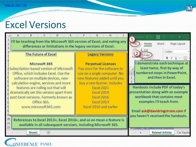 2023 Advanced Formulas for Financial Reporting in Excel | PPT