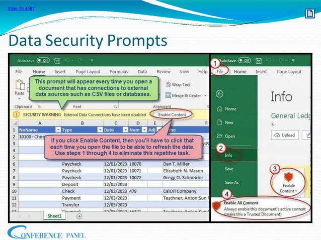 2023 Advanced Formulas for Financial Reporting in Excel | PPT