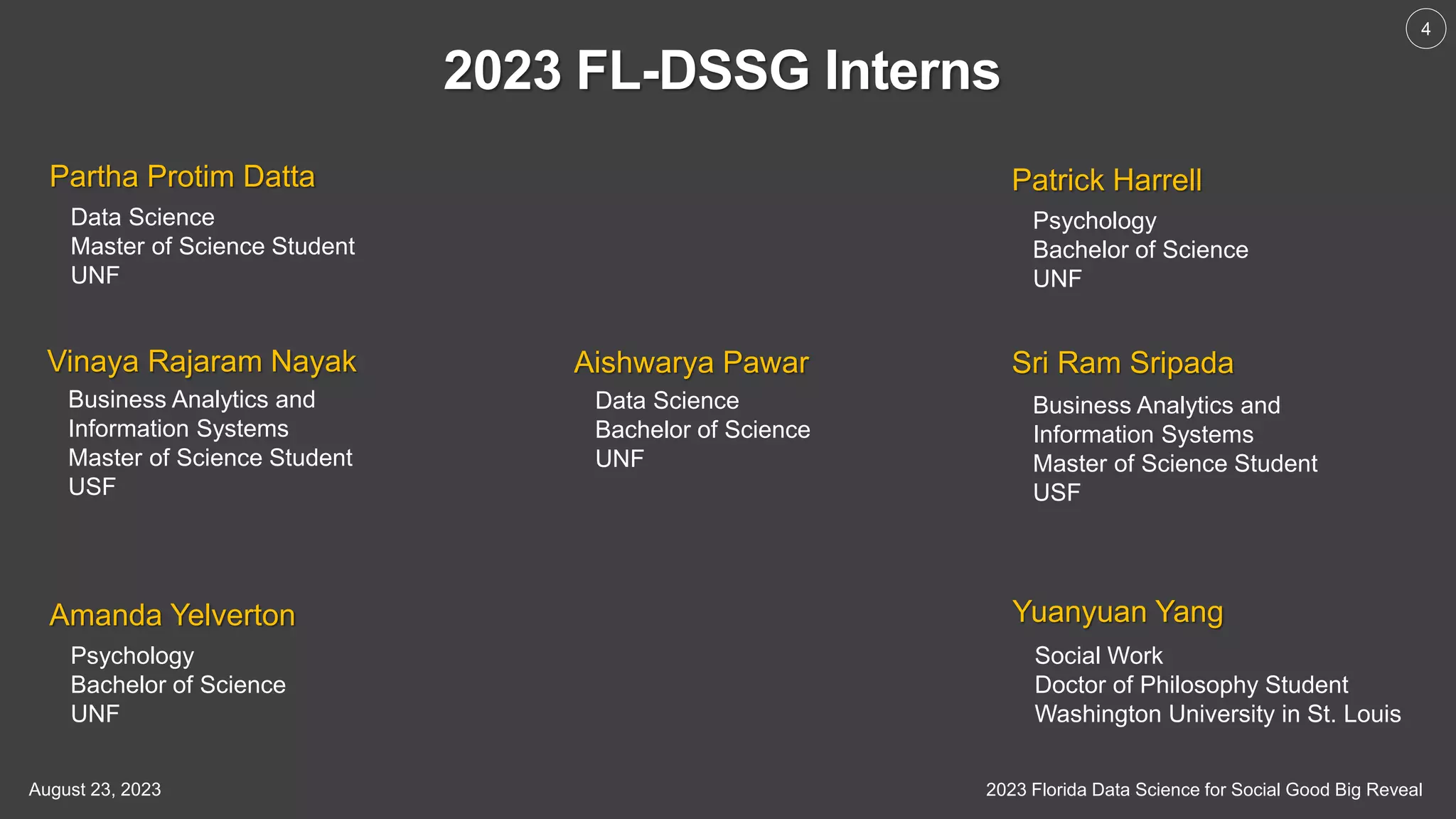 2023 FL-DSSG - Big Reveal Slides | PPT