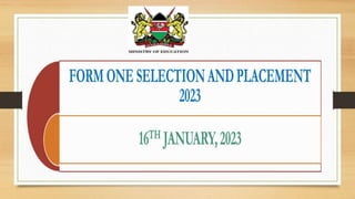 Kenya Schools Form one sensitization.pptx