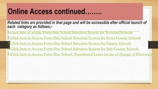 Kenya Schools Form one sensitization.pptx