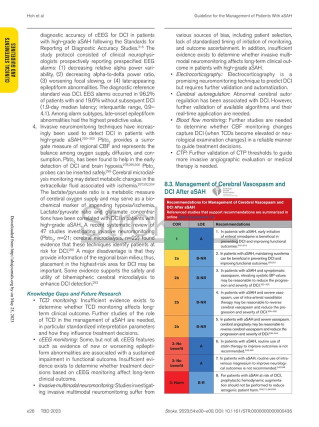 2023_Guideline_for_the_Management_of_Patients_With_Aneurysmal_Subarachnoid.pdf | Heart and ...