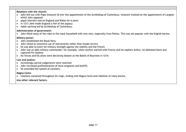 SQA Higher History exam (paper 1) - 2023 (marking instructions) | PDF ...