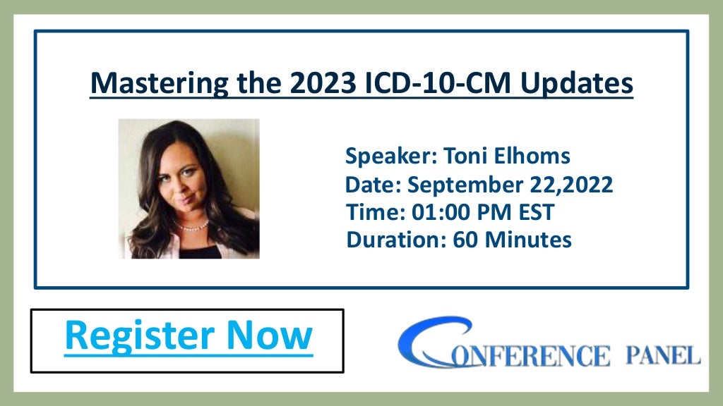 2023 ICD-10-CM Coding Updates – Important Guidelines | PPT