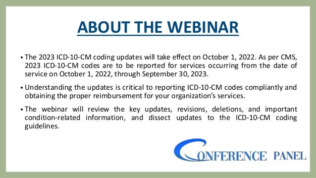 2023 ICD-10-CM Coding Updates – Important Guidelines | PPT