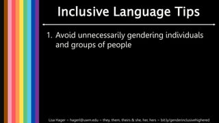 People, Pronouns, & Labels: Supporting LGBTQIA+ Students ...