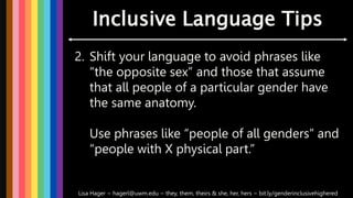 People, Pronouns, & Labels: Supporting LGBTQIA+ Students ...