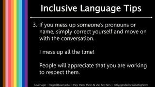 People, Pronouns, & Labels: Supporting LGBTQIA+ Students ...