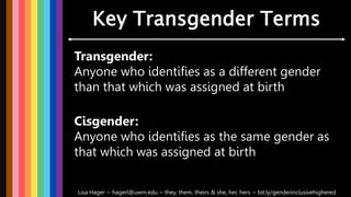 People, Pronouns, & Labels: Supporting LGBTQIA+ Students ...