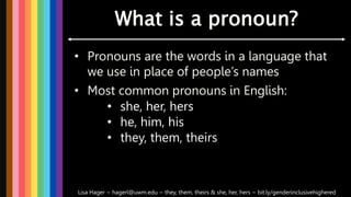 People, Pronouns, & Labels: Supporting LGBTQIA+ Students ...