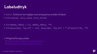 MapInfo Pro Tips & Tricks med Geograf | PDF