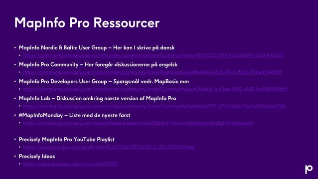 MapInfo Pro Tips & Tricks med Geograf | PDF