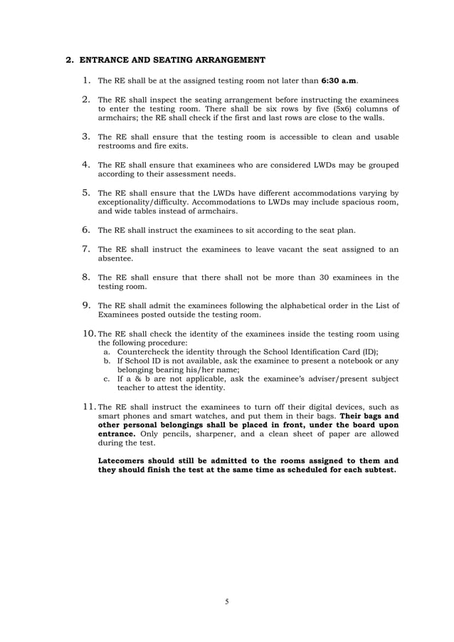 school deped 2023 NCAE EXAMINER'S HANDBOOK.pdf