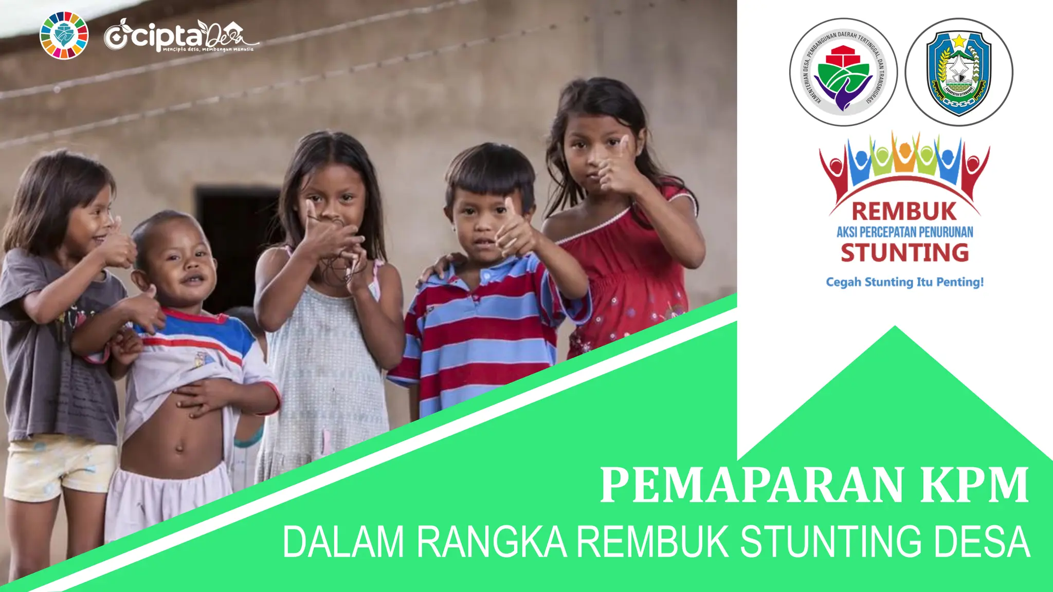contoh materi paparan rembug stuting di desa | PDF