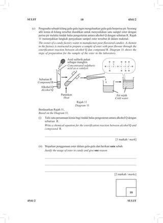 2023 Perak Kimia K2 Set 1 . kertas dua kimia | PDF