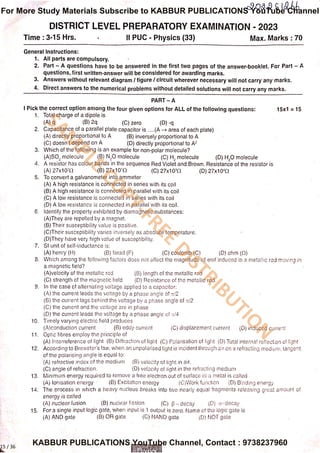 2023 Physics New Pattern | PDF