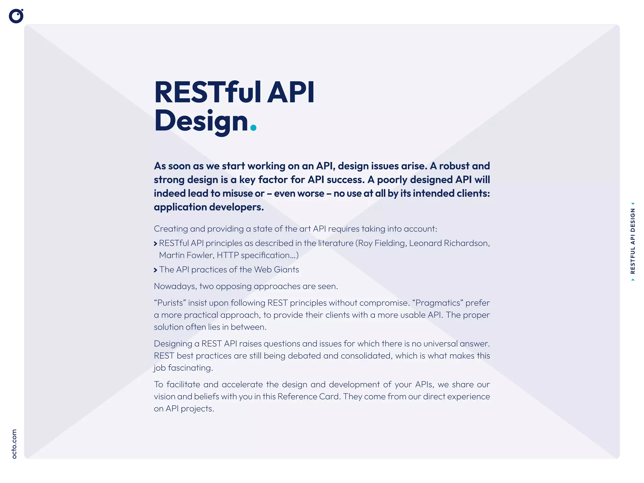 RefCard RESTful API Design | PDF | Web Development | Internet
