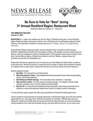 2023_Restaurant_Week_Voting_ | PDF | Free Download