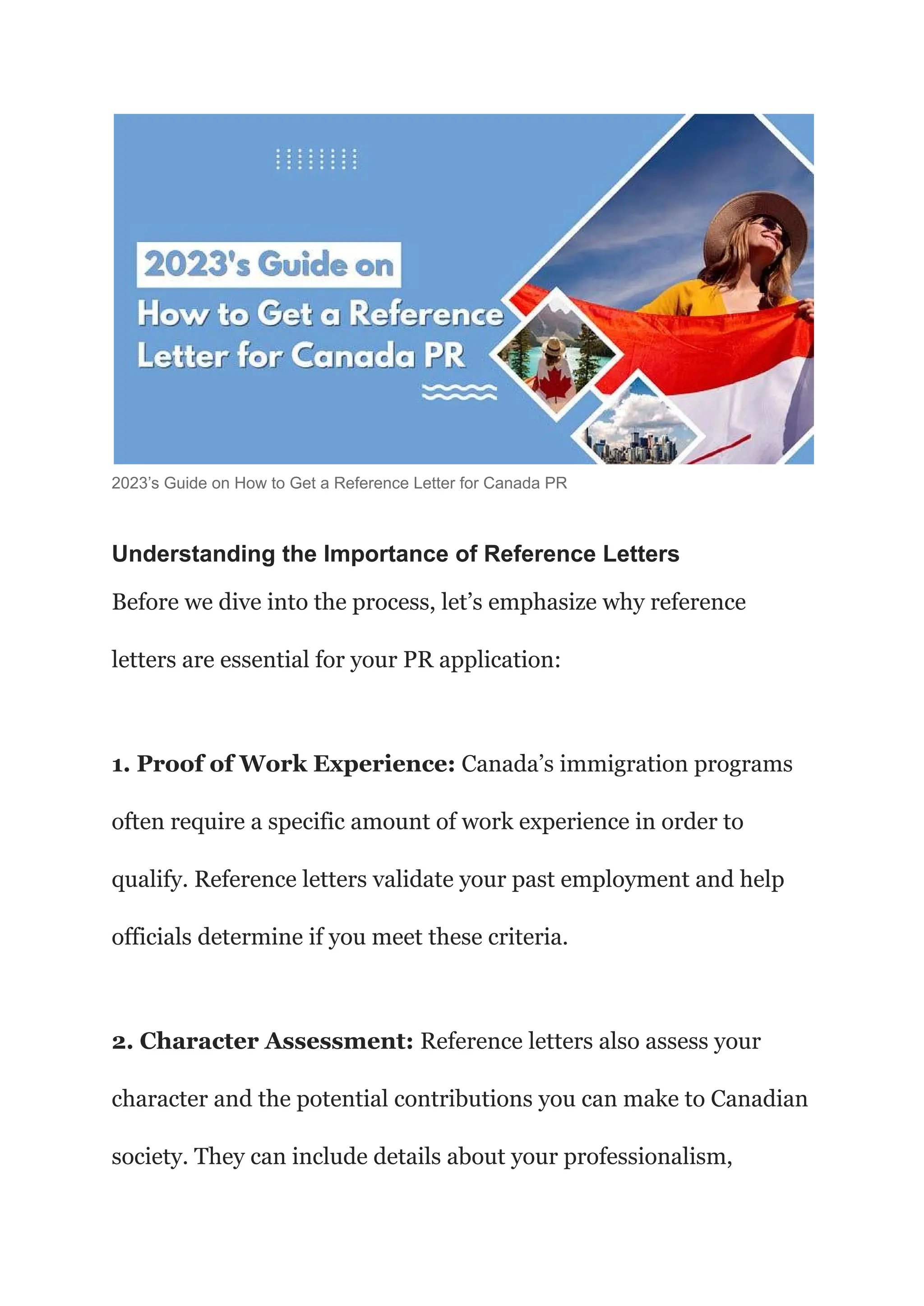 2023’s Guide on How to Get a Reference Letter for Canada PR.pdf