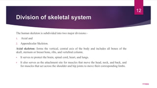 Lecture note for 200 level students Skeletal system.pptx