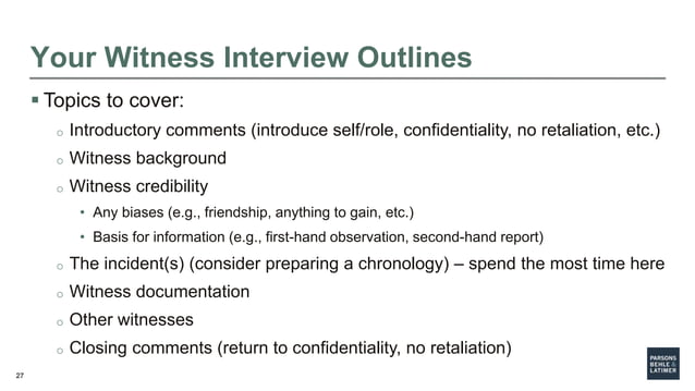 Conducting Effective Workplace Investigations | PPTX | Career Advice ...
