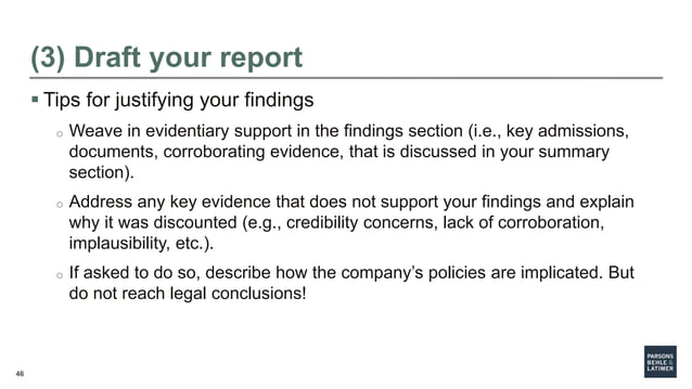 Conducting Effective Workplace Investigations | PPTX | Career Advice ...