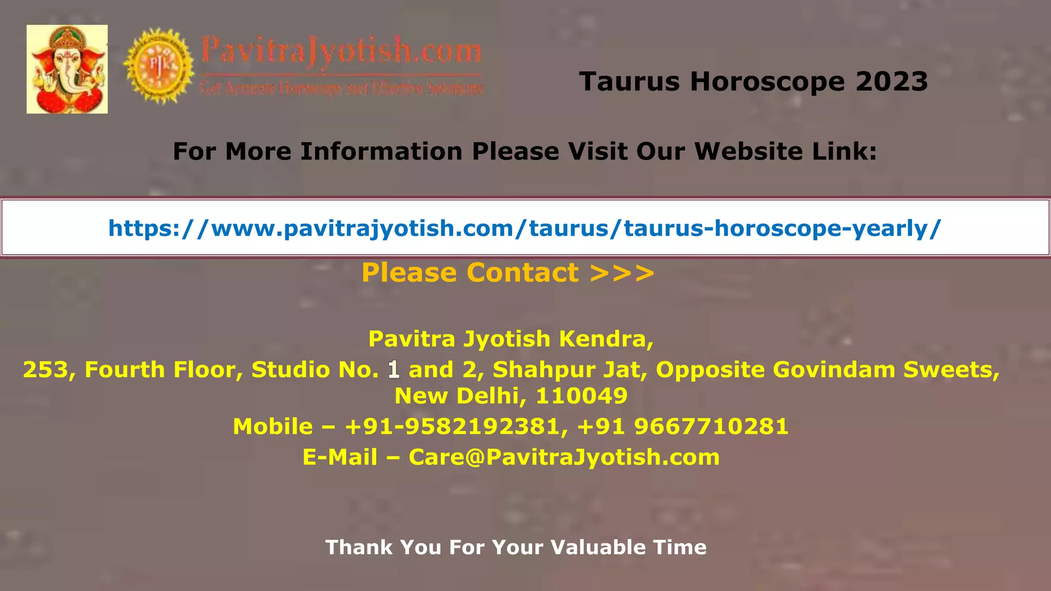 2023 Taurus Zodiac Sign Predictions.pptx