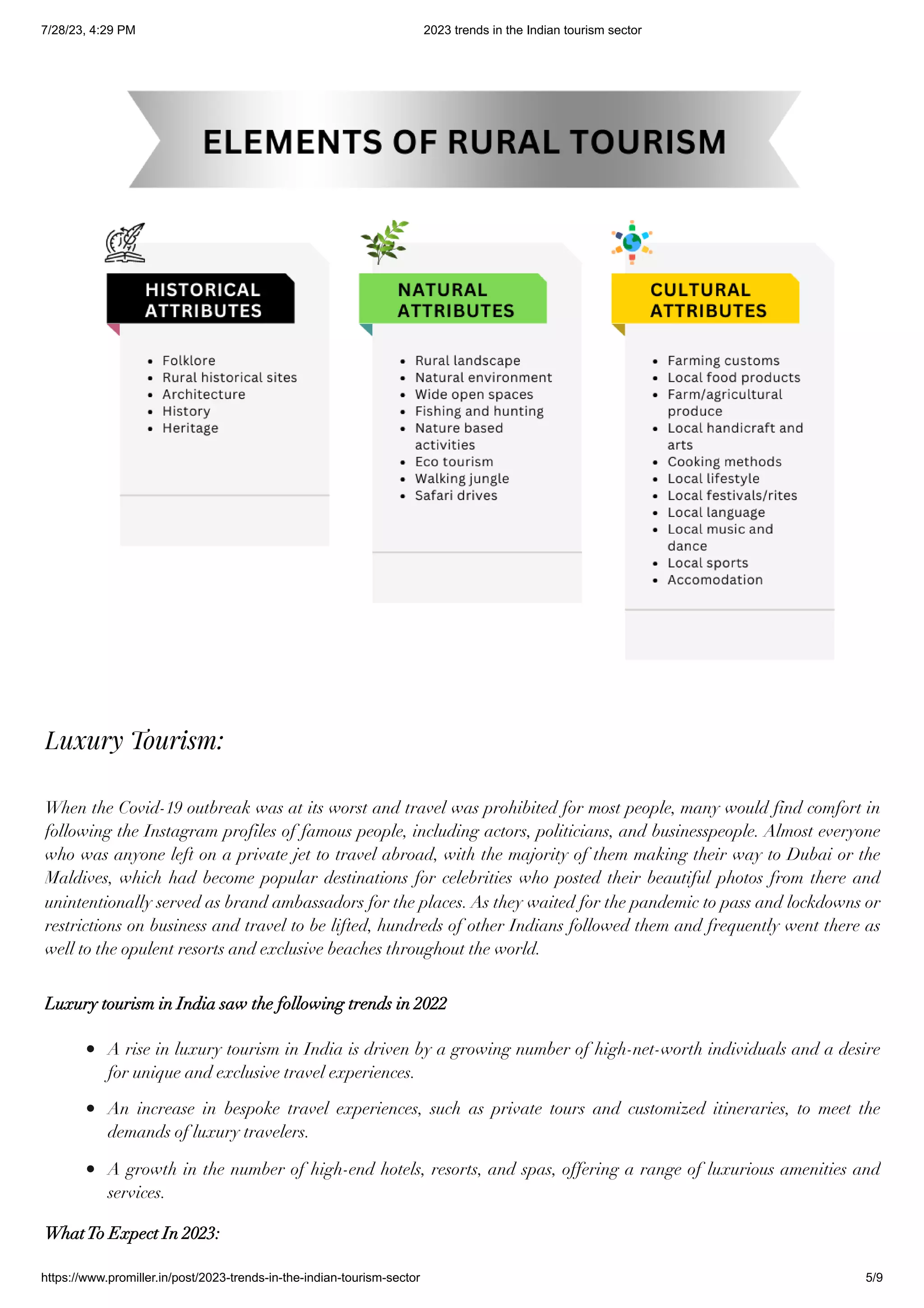 2023 trends in the Indian tourism sector.pdf