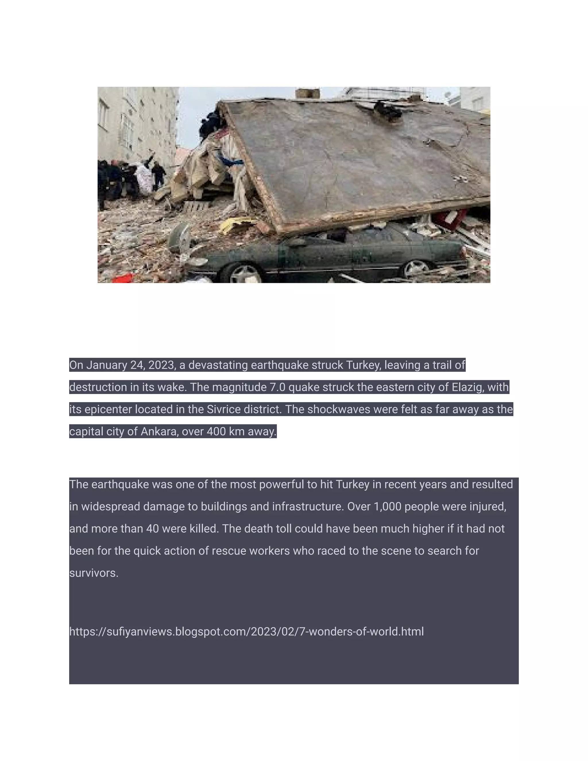 2023 Turkey Earthquake .pdf
