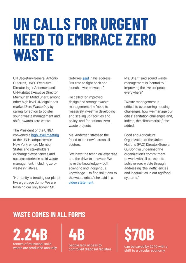 A landmark in the journey towards zero waste. | PDF
