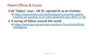 2024-01-09 - Protecting AI Based Software Inventions - Venture Centre ...