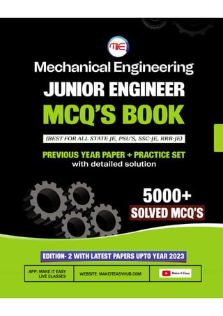 Exam guide for mechanical engineering .. | PDF