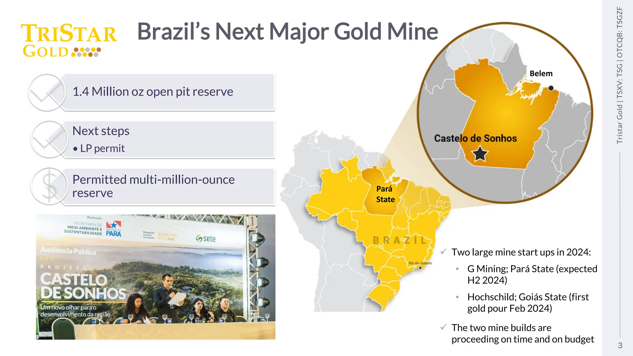 TriStar Gold Corporate Presentation Updated February 2024 | PDF