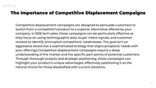 Competitive Displacement: 3x Your Conversions With This ABM Strategy | PPT