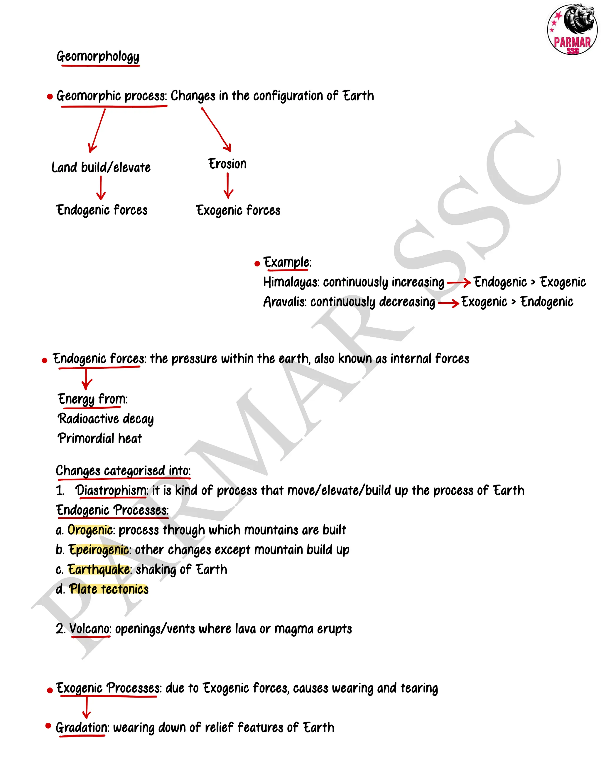 Geomorphology and landforms of eartg in detail | PDF