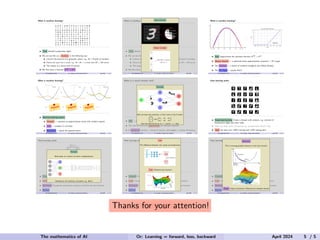 The mathematics of AI (machine learning mathematically) | PDF