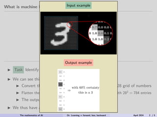 The mathematics of AI (machine learning mathematically) | PDF