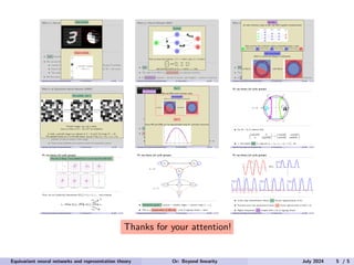 Equivariant neural networks and representation theory | PPT