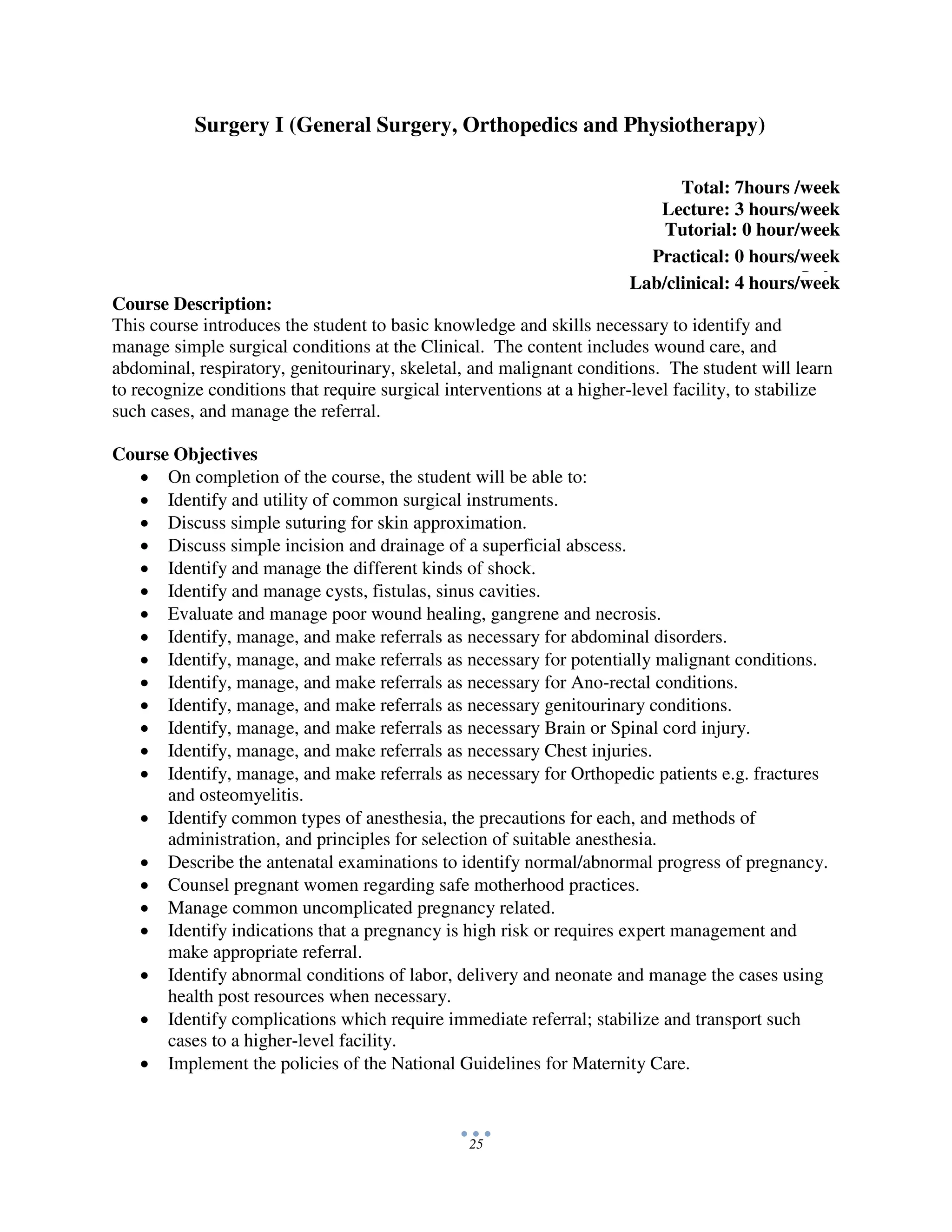 CTEVT CURRICULUM for General Medicine (HA) | PDF