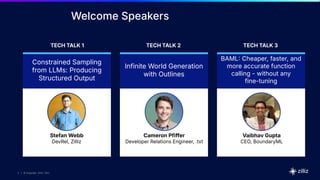 Constrained Sampling from Large Language Models: Producing Structured Output | PPT