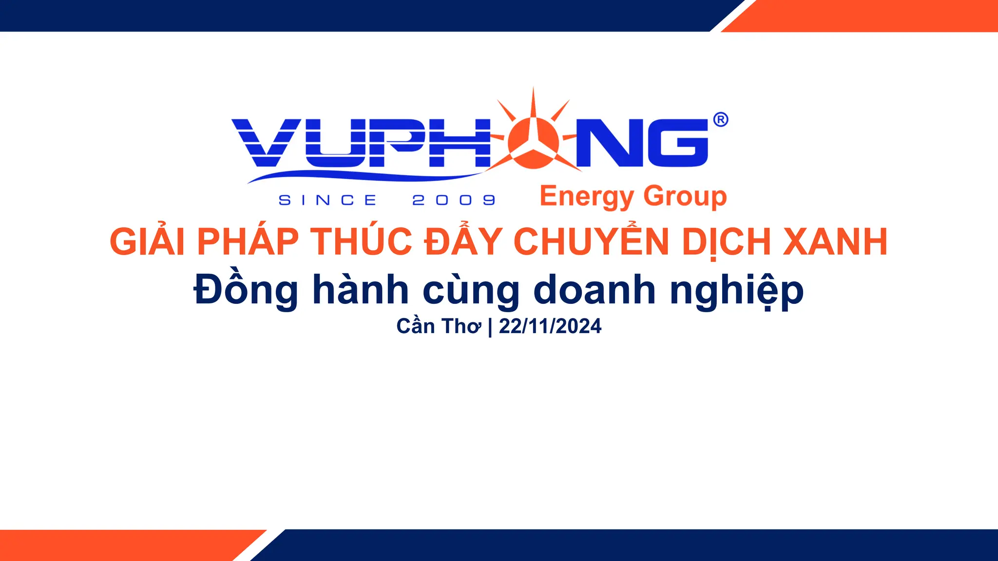 Vu Phong company profile - Giai phap thuc day chuyen dich xanh | PDF