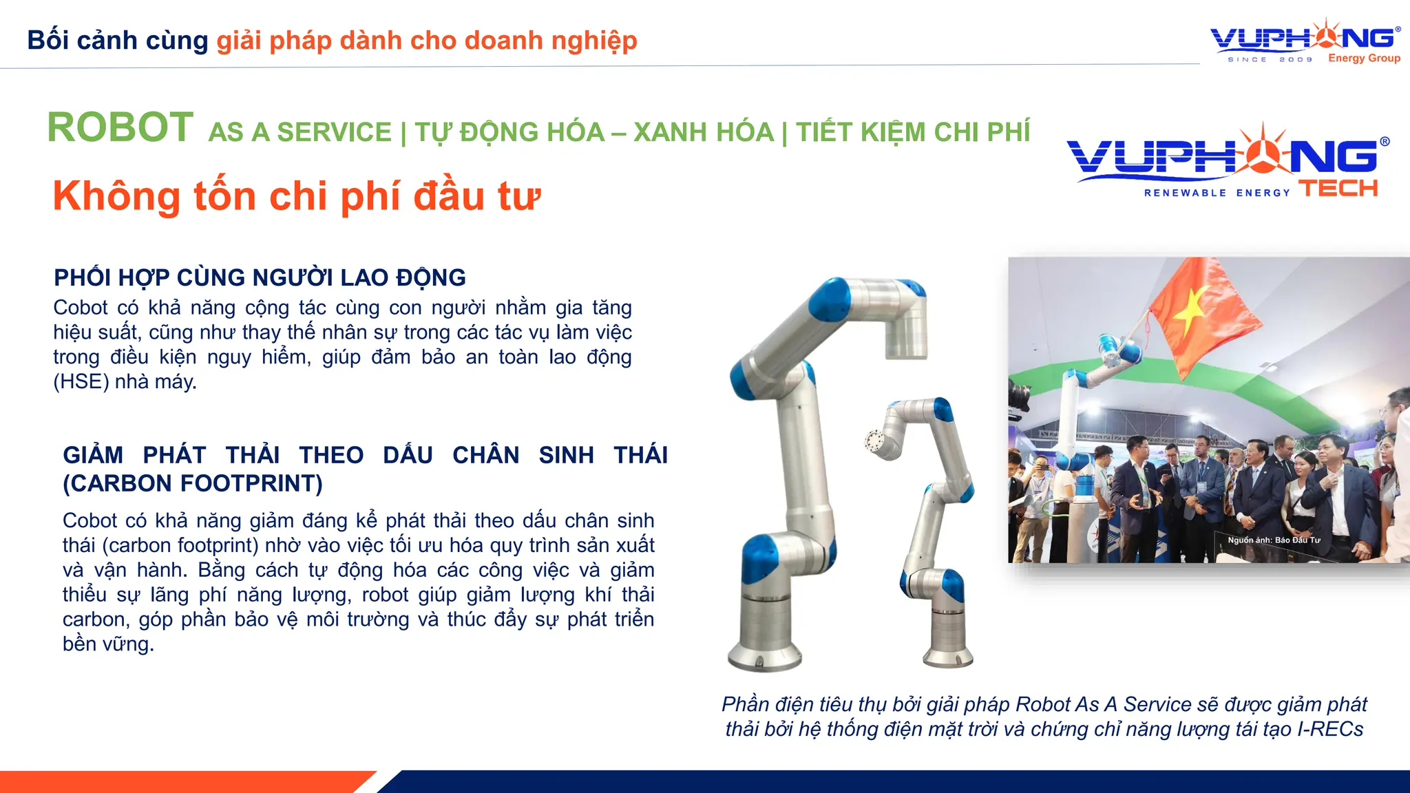 Vu Phong company profile - Giai phap thuc day chuyen dich xanh | PDF