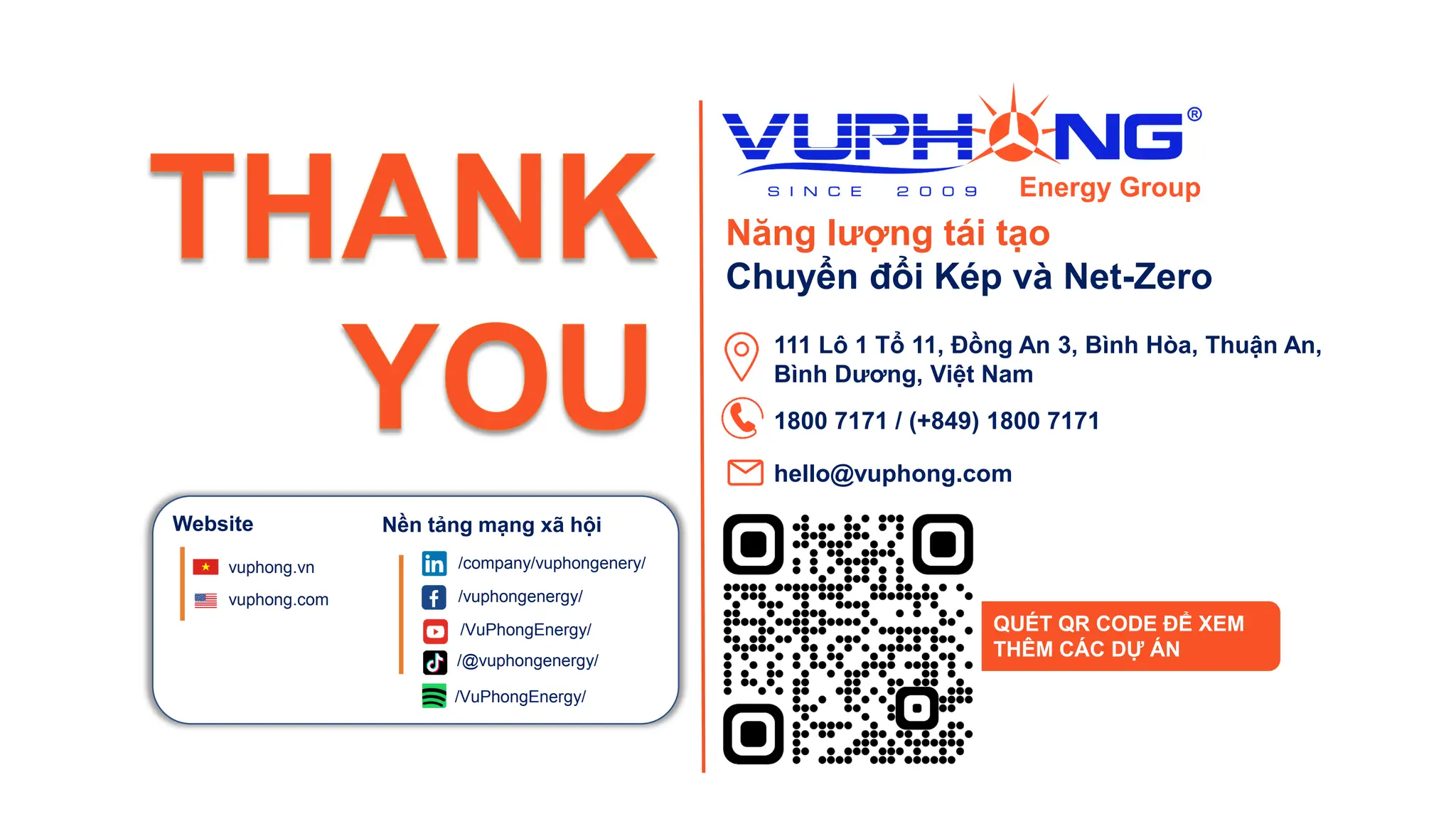 Vu Phong company profile - Giai phap thuc day chuyen dich xanh | PDF