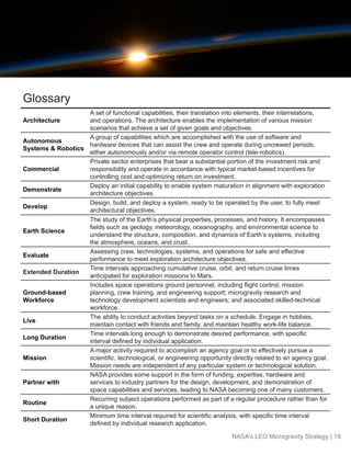 NASA LOW EARTH ORBIT MICROGRAVITY STRATEGY | PDF