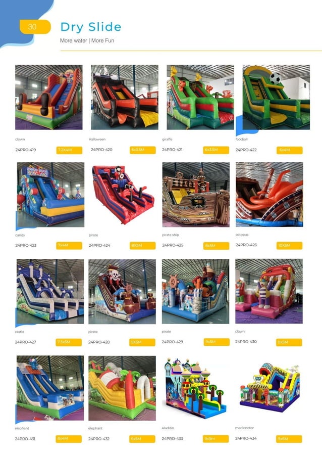 2024-2025 inflatablespro inflatable games catalog | PDF