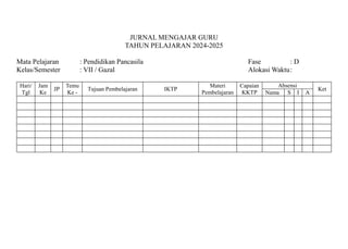 2024-2025 FORMAT JURNAL MENGAJAR GURU.docx