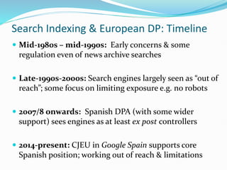 Generative AI, Search Engines and GDPR | PPTX